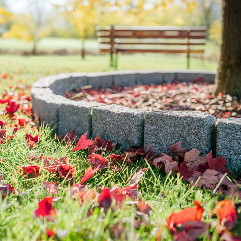 4 Ft Tree Ring Kit - Greystone / Brick (2.25") - Beuta